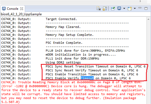 TMS320C6748: Secure enabled TMS320C6748 could't configure DDR according to the gel. - Processors ...