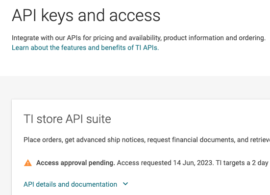 My supervisor is really pushing me, so I thought I’d inquire about the status of the API review ...
