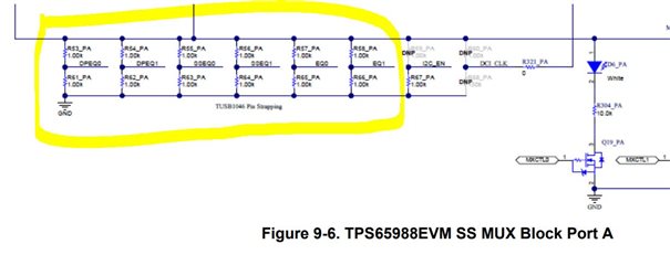 TUSB546-DCI: TPS65988EVM SS MUX Block Port A - Power management forum - Power management - TI ...