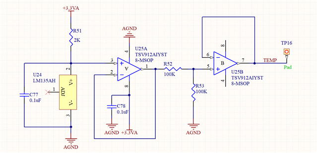 LM135: LM135 Output Rate change with lower power supply voltage ...