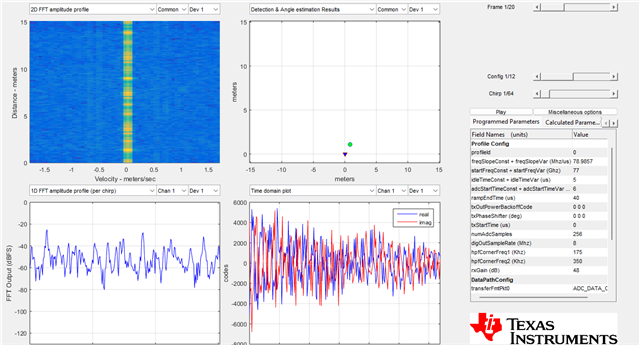MMWCAS-RF-EVM: Radar Calibration - Sensors forum - Sensors - TI E2E support forums