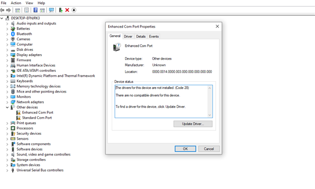IWR6843AOPEVM: UniFlash does not show any device name options for mmWave devices - Sensors forum ...