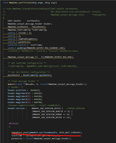 AWR6843AOPEVM: How to use DMA based UART data transfer in Out_Of_Box_6843_AOP demo with ...