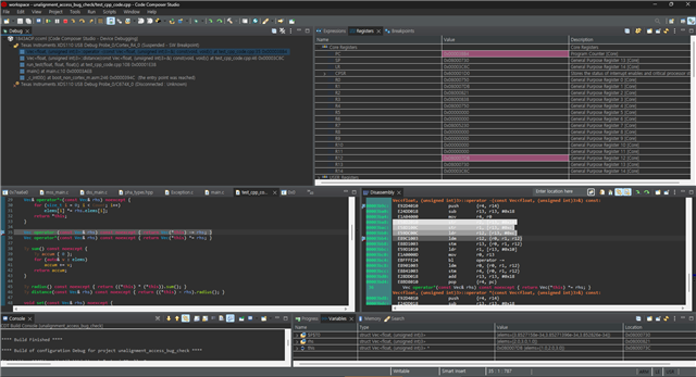 AWR1843AOP: c++ compiler bug with unaligned variables member functions - Sensors forum - Sensors ...