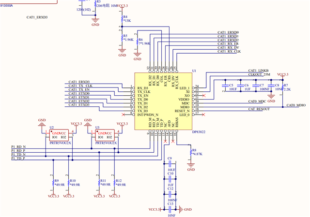 DP83822I: issue in XINJE - Interface forum - Interface - TI E2E support forums