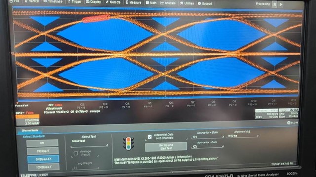 DP83822I: eye diagram - Interface forum - Interface - TI E2E support forums