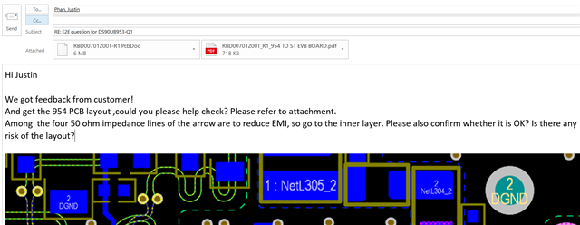 DS90UB954-Q1: Schematic review - Interface forum - Interface - TI E2E support forums