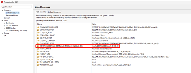 TMS320F28P550SJ: CCS 12.7 show different variables in different launches: COM_TI_C2000WARE ...