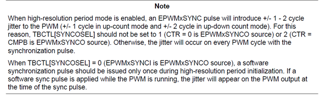 TMS320F280049: About high-resolution period mode - C2000 microcontrollers forum - C2000™︎ ...