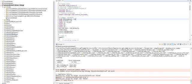 TMS320F28379D: Unable to build a project with DCL example - C2000 microcontrollers forum - C2000 ...