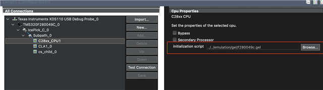 Tms320f280045 Is There A Method To Connect To Debugger Without Reset C2000 Microcontrollers