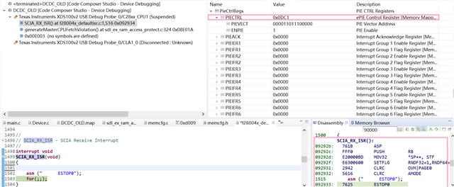 TMS320F280049: unexpected interrupt - C2000 microcontrollers forum - C2000™︎ microcontrollers ...