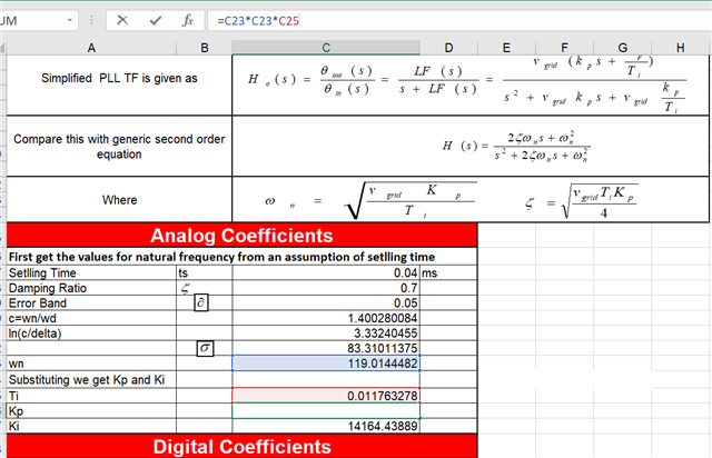 TMS320F280039C: TIDM-2008 and TIDM-HV-1PH-DCAC: calculation about Kp and Ki - C2000 ...