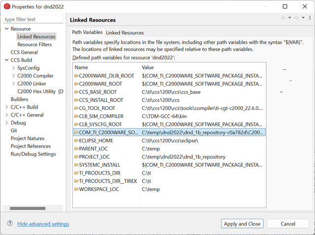 [参考译文] TMS320F280040-Q1：如何更改此宏 COM_TI_C2000WARE_SOFTWARE_PACKAGE ...