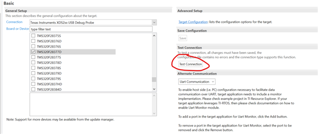 TMS320F28377D: Error connecting to target using XDS200 - C2000 microcontrollers forum - C2000™︎ ...