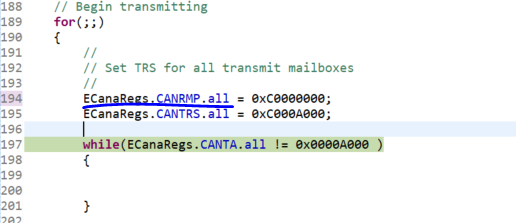 TMS320F28065: ecan Mailbox receives the wrong message - C2000 microcontrollers forum - C2000™︎ ...