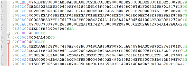 TMS320F280039C：配置程序在Flash运行，生成的.out文件转成.hex文件问题 - C2000 microcontrollers forum - C2000™︎ ...
