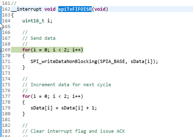 TMS320F280039C: SPI Interrupt hitting even when no data is written to TX Buffer or RX Buffer ...