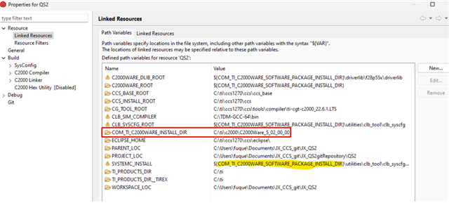TMS320F28P550SJ: CCS 12.7 show different variables in different launches: COM_TI_C2000WARE ...