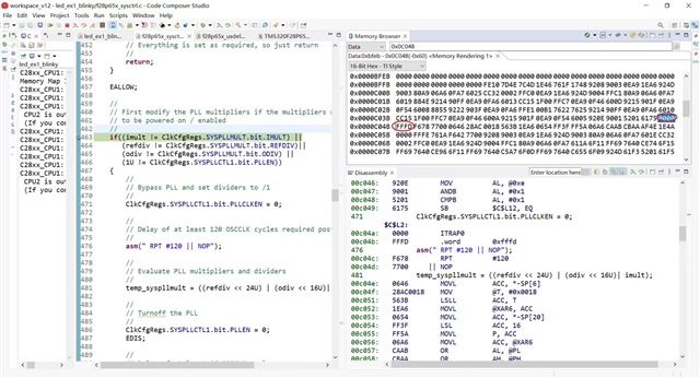 TMS320F28P650DK: RAM code changed unexpectedly on DK6 - C2000 microcontrollers forum - C2000™︎ ...
