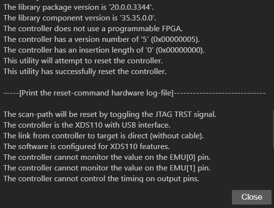TMS320F28P550SJ: JTAG issue error -233 SC_ERR_PATH_BROKEN - C2000 microcontrollers forum - C2000 ...