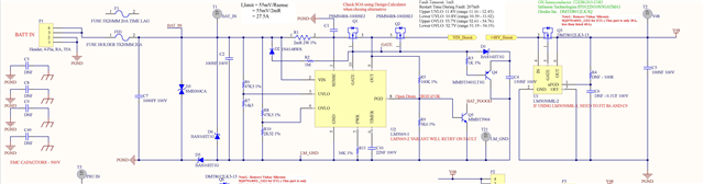 LM5122: Boost converter operation is incorrect with input voltage drop and over current - Power ...