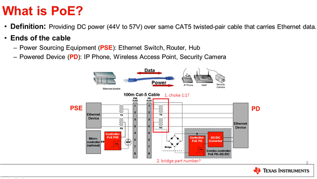 TPS2372-3EVM-757: How to determine RJ45 and transformer solution for ...