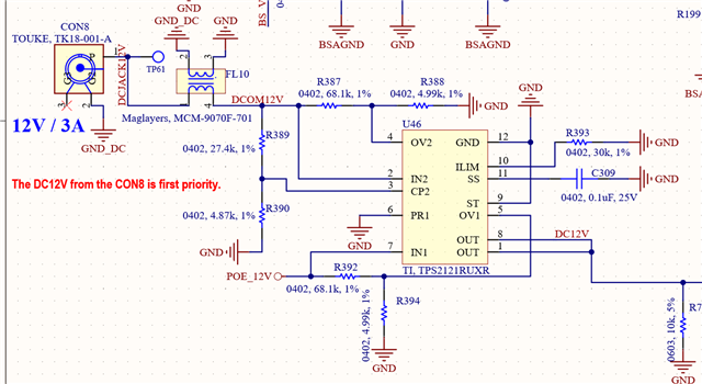 TPS2121: Schematic design review - Power management forum - Power management - TI E2E support forums