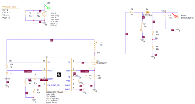 LM3481: PSpice for TI simulation - Power management forum - Power management - TI E2E support forums
