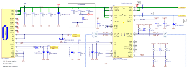TPS25750: USB-C compliant battery pack, 50% voltage drop between VBUS and PPHV lines. - Power ...