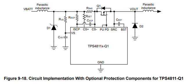 TPS4811-Q1: Enhanced transient voltage protection - Power management forum - Power management ...