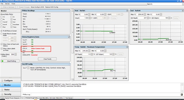 TPS53679: Phases cannot be recognized by Fusion Digital Power Designer tool - Power management ...