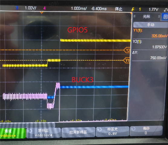 TPS65223-Q1: The PMIC output of TPS6522312RAHRQ1_Rev2_PDN_7D_12Nov24 is ...