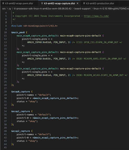 AM625: ECAP - Processors forum - Processors - TI E2E support forums