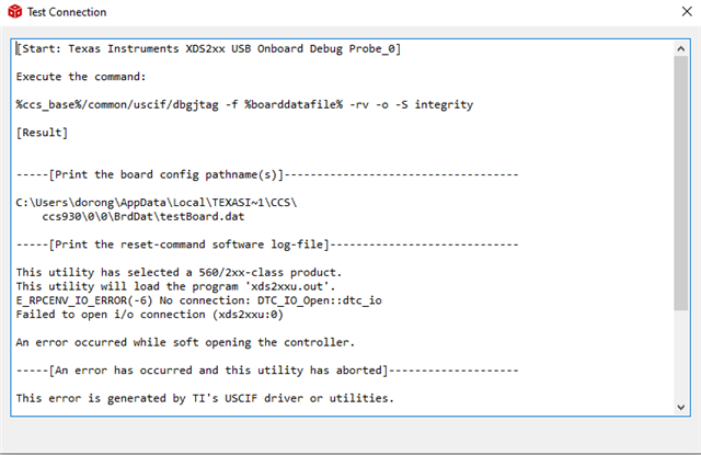 TMS320C6657: failed on connection to TMS320C6657 evaluation board - Processors forum ...