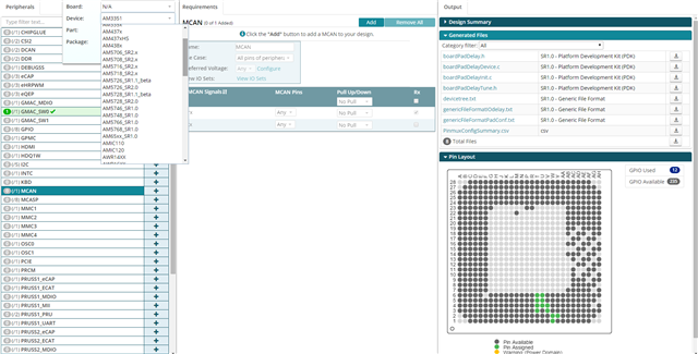Sk Am62 Proc114e3 Option In Pinmux Tooldevice Tree File Processors Forum Processors Ti 
