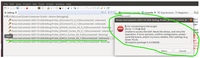 PROCESSOR-SDK-J7200: CCS to connect the MCU R5_0_1 and R5_1_1 - Processors forum - Processors ...