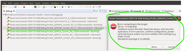 PROCESSOR-SDK-J7200: CCS to connect the MCU R5_0_1 and R5_1_1 - Processors forum - Processors ...