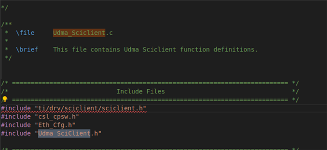 Missing Memory Map Sections And Compilation Dependency For Eth Driver From Mcal Ti Processor Sdk