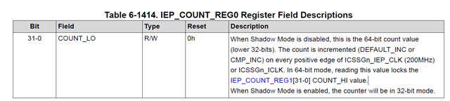 TMDX654IDKEVM: ICSSG IEP Timestamp issues - Processors forum - Processors - TI E2E support forums