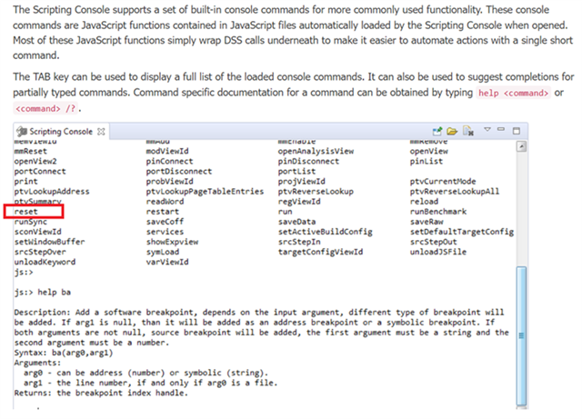 CCSTUDIO: CPU Reset Scripts - Processors forum - Processors - TI E2E ...