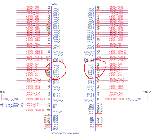 AM62A7-Q1: How does AM62A7x only one channel CA address controller 2 channel LPDDR4 - Processors ...