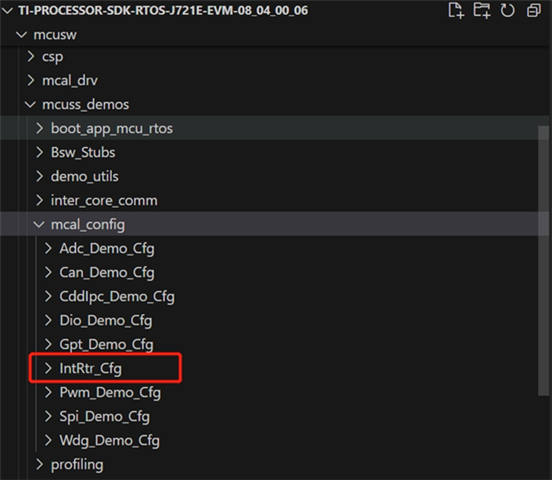 TDA4VM-Q1: intRtr config question - Processors forum - Processors - TI E2E support forums