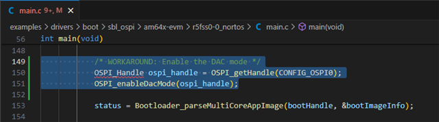 TMDS64EVM: SBL OSPI raised HwiP_data_abort_handler - Processors forum ...