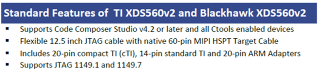 TMDSEMU560V2STM-U: Clarification for items - Processors forum - Processors - TI E2E support forums