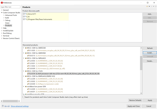 PROCESSOR-SDK-J722S: J722S - Processors forum - Processors - TI E2E support forums