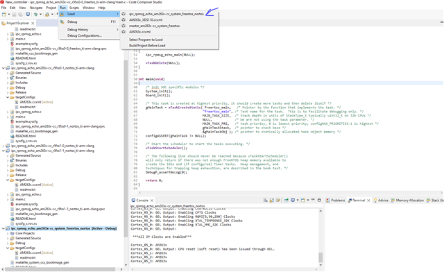 AM2634: IPC RPMessage Application Debugging: Not able to Sync all cores ...
