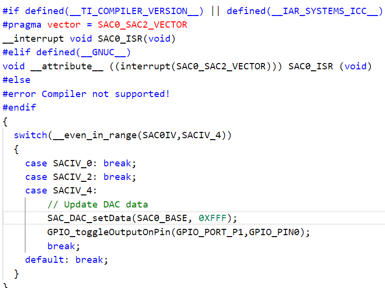 Ccsmsp430fr2355 Msp430fr2355 Interrupt Functions Msp Low Power Microcontroller Forum Msp