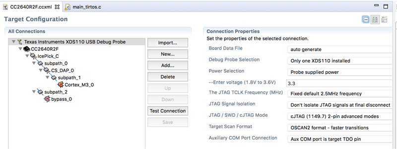 CCS/LAUNCHXL-CC2640R2: Using CC2640R2F launchapd as XDS110 debugger ...