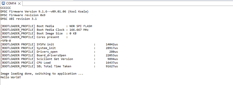 SK-AM64B: Failing to Run Flashed Examples - Processors forum - Processors - TI E2E support forums